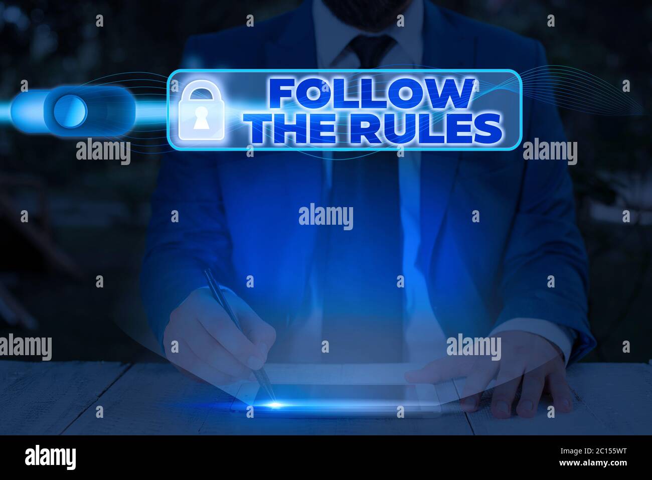 Word writing text Follow The Rules. Business photo showcasing learn to ...