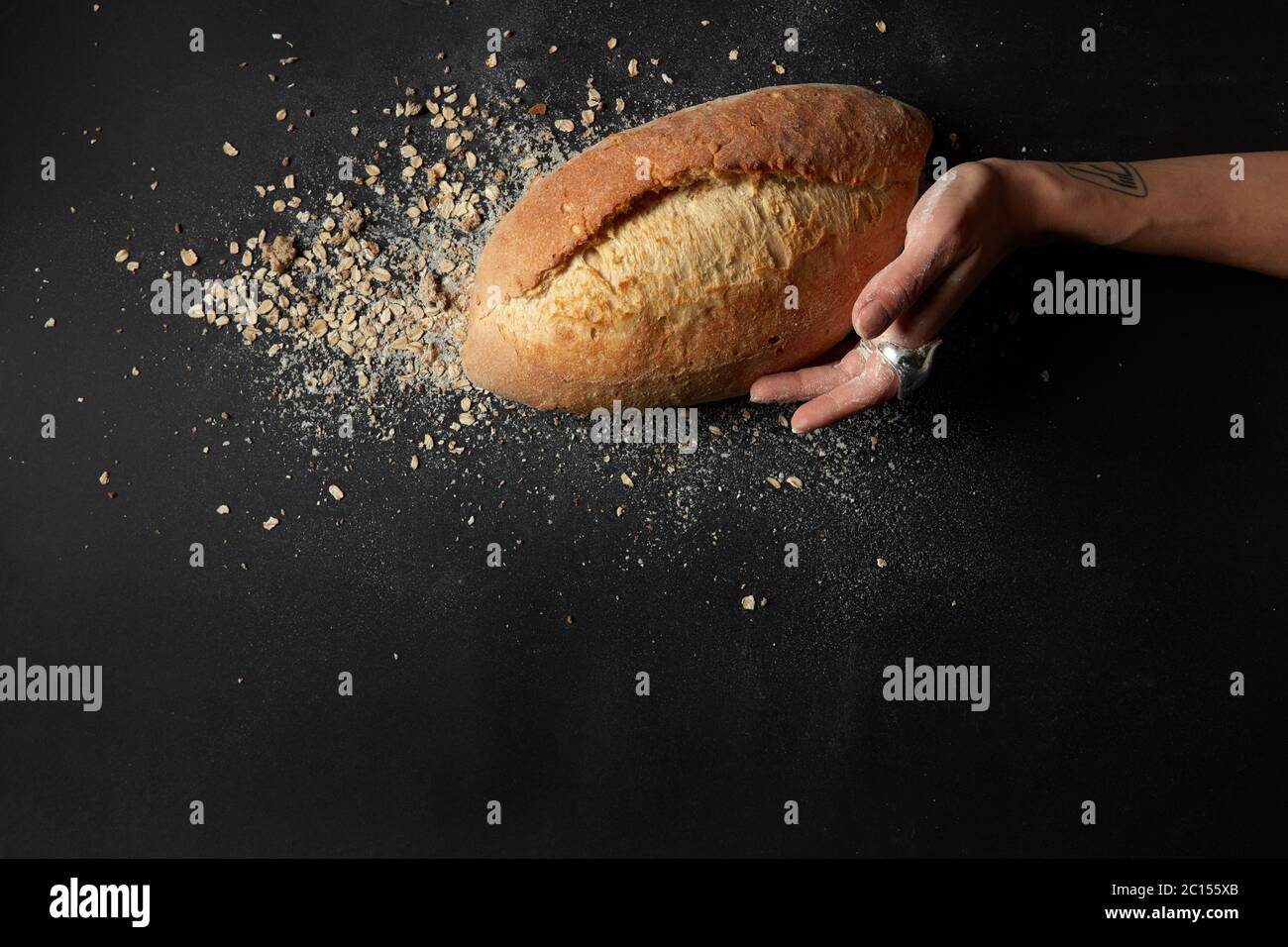 Homemade fresh bread Stock Photo - Alamy