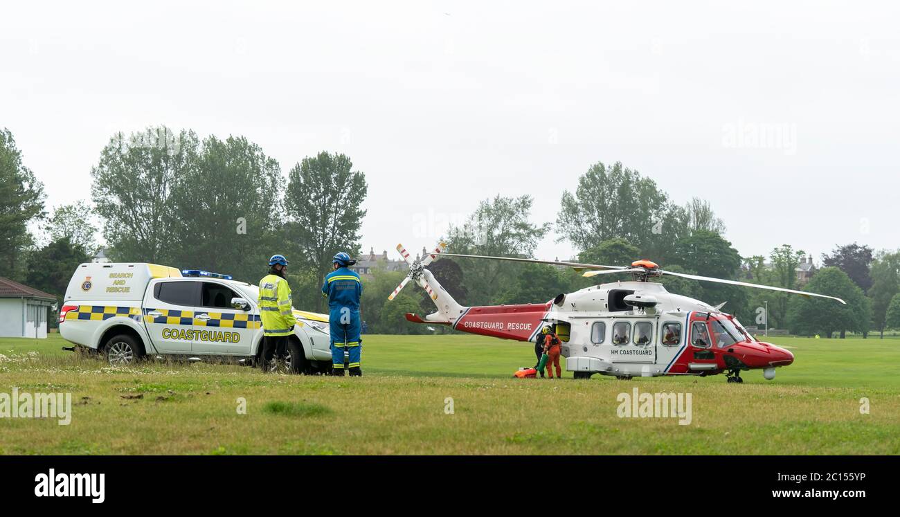Cooper Park, Elgin, Moray, UK. 13th June, 2020. UK. This is HMCG ...
