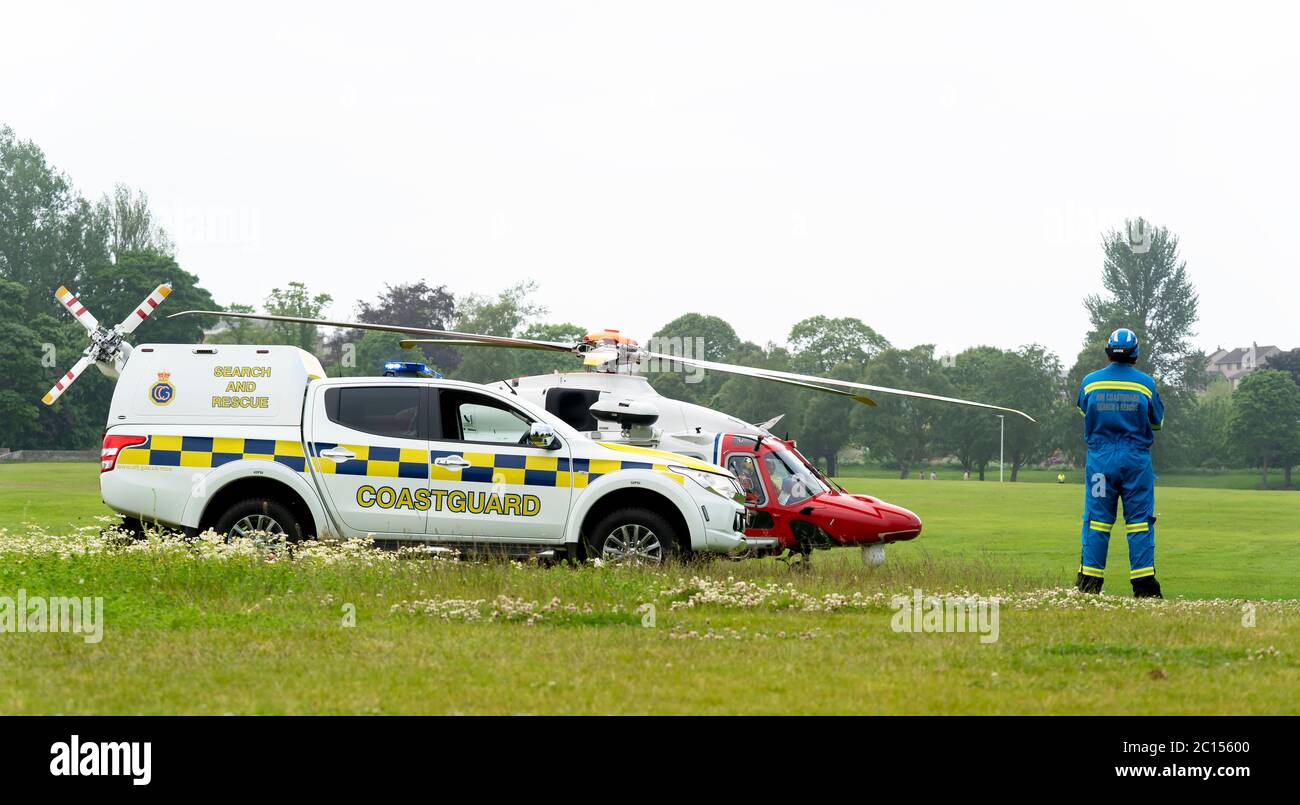 Cooper Park, Elgin, Moray, UK. 13th June, 2020. UK. This is HMCG ...