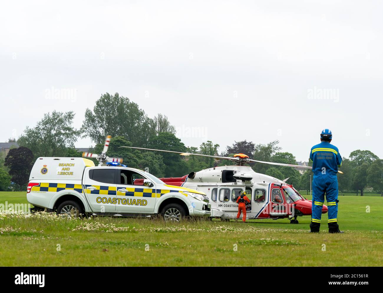 Cooper Park, Elgin, Moray, UK. 13th June, 2020. UK. This is HMCG ...