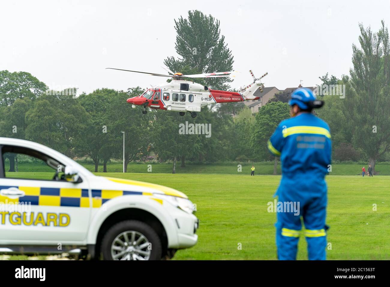 Cooper Park, Elgin, Moray, UK. 13th June, 2020. UK. This is HMCG ...