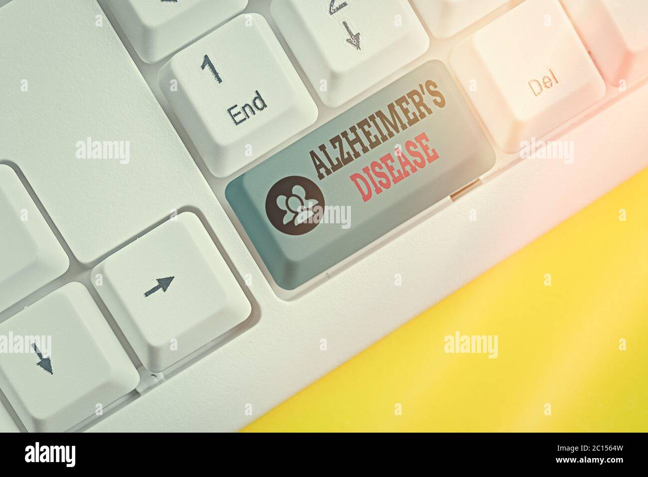 Handwriting text writing Alzheimers Disease. Conceptual photo ...