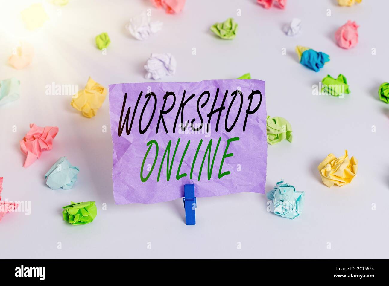 Word writing text Workshop Online. Business photo showcasing course ...