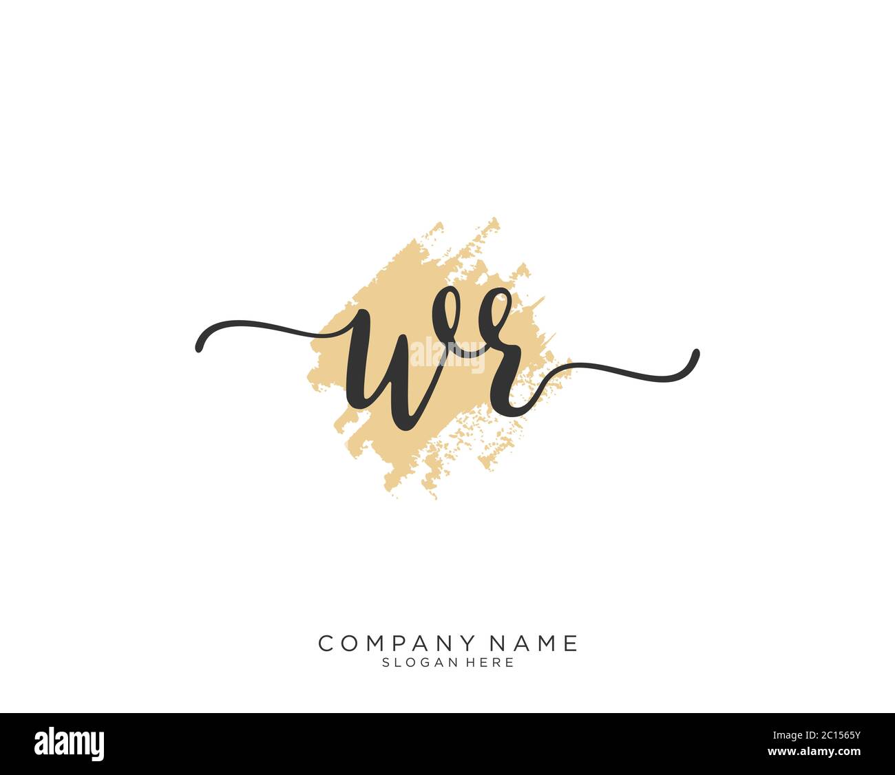 Initial letter wr Stock Vector Images - Alamy