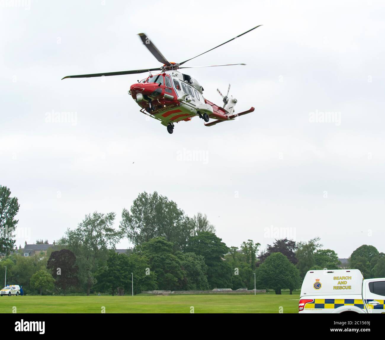Cooper Park, Elgin, Moray, UK. 13th June, 2020. UK. This is HMCG ...
