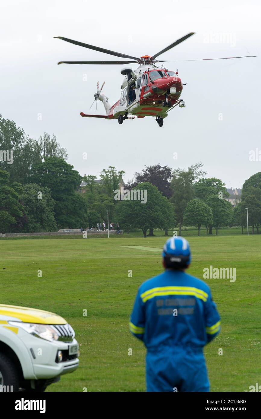 Cooper Park, Elgin, Moray, UK. 13th June, 2020. UK. This is HMCG ...