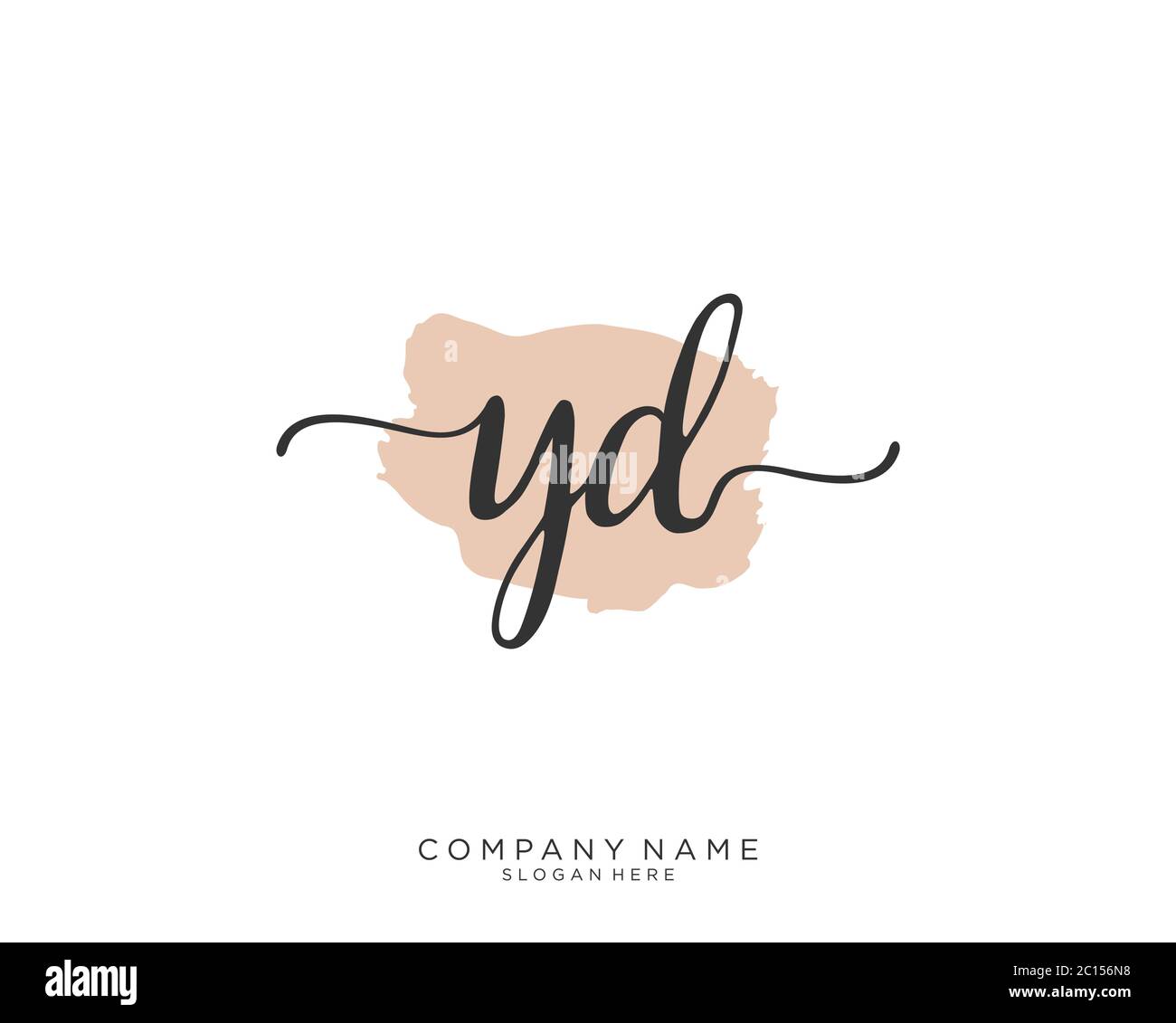 Yd initials logo Stock Vector Images - Alamy
