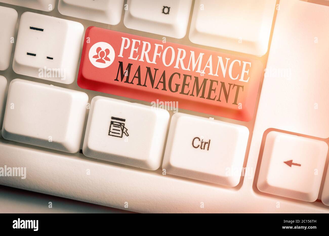 Conceptual hand writing showing Performance Management. Concept meaning ongoing process of ...