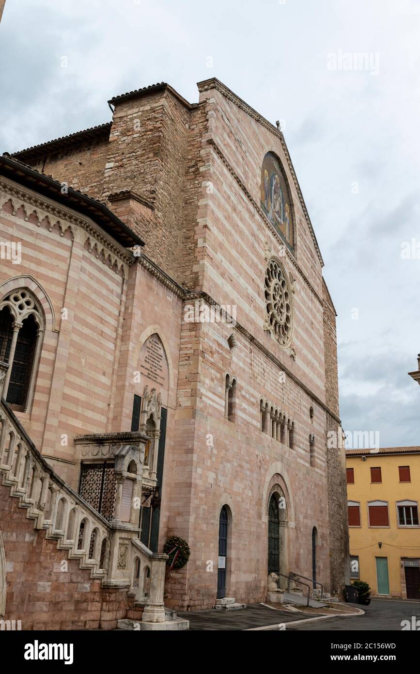 foligno.italy june 14 2020 :main church of foligno san feliciano large ...