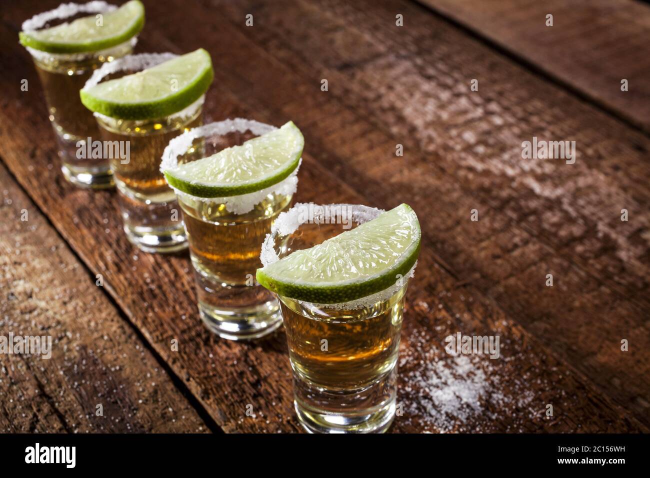 Tequila shot top view hi-res stock photography and images - Alamy