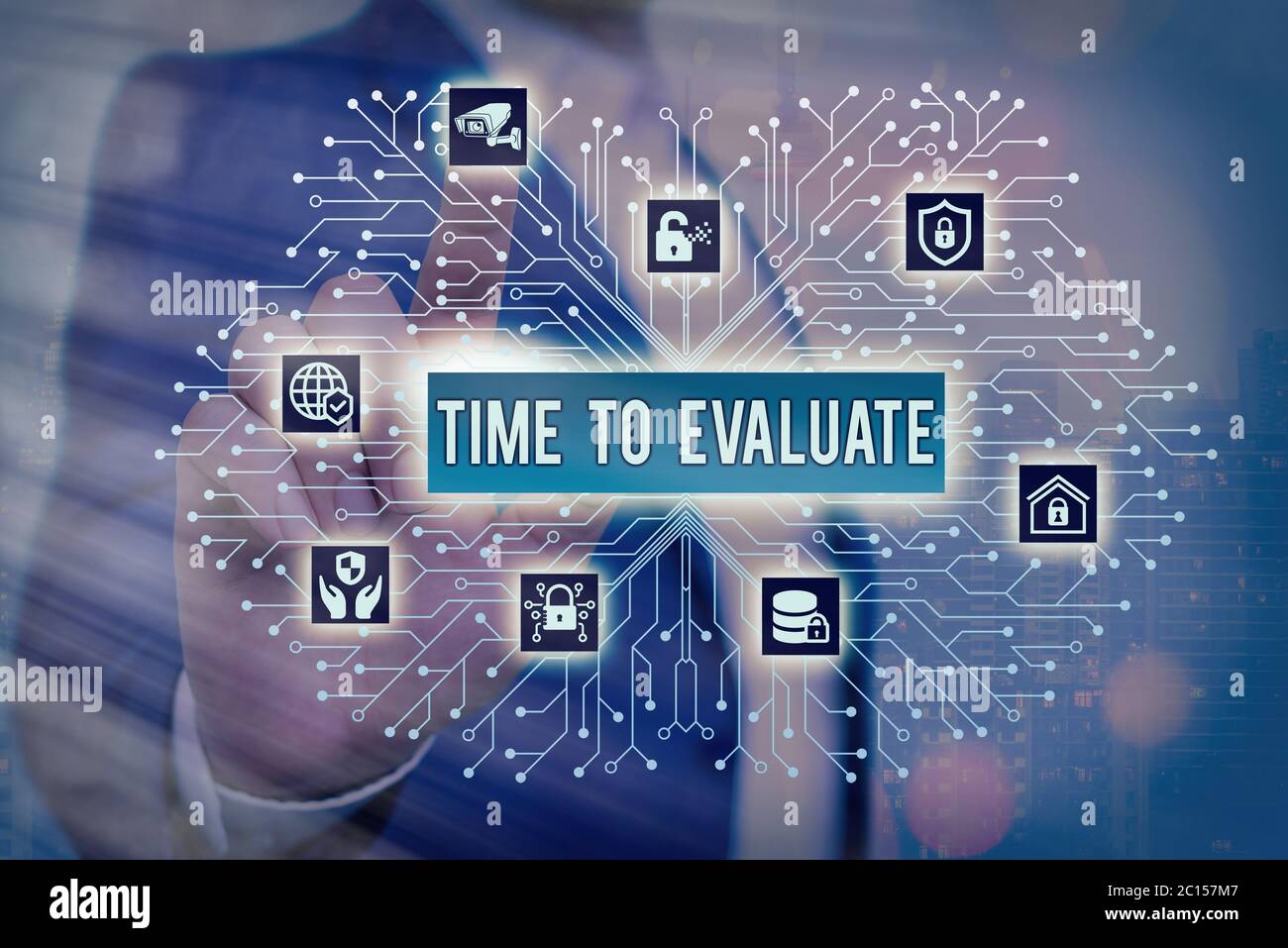 Text sign showing Time To Evaluate. Business photo showcasing business ...