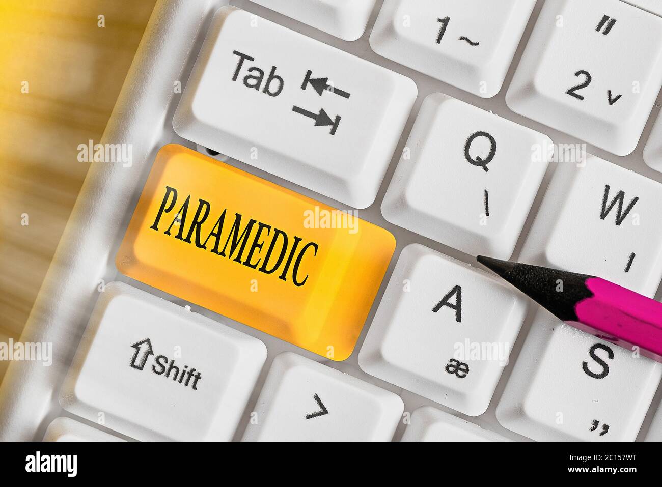 Conceptual hand writing showing Paramedic. Concept meaning a health ...