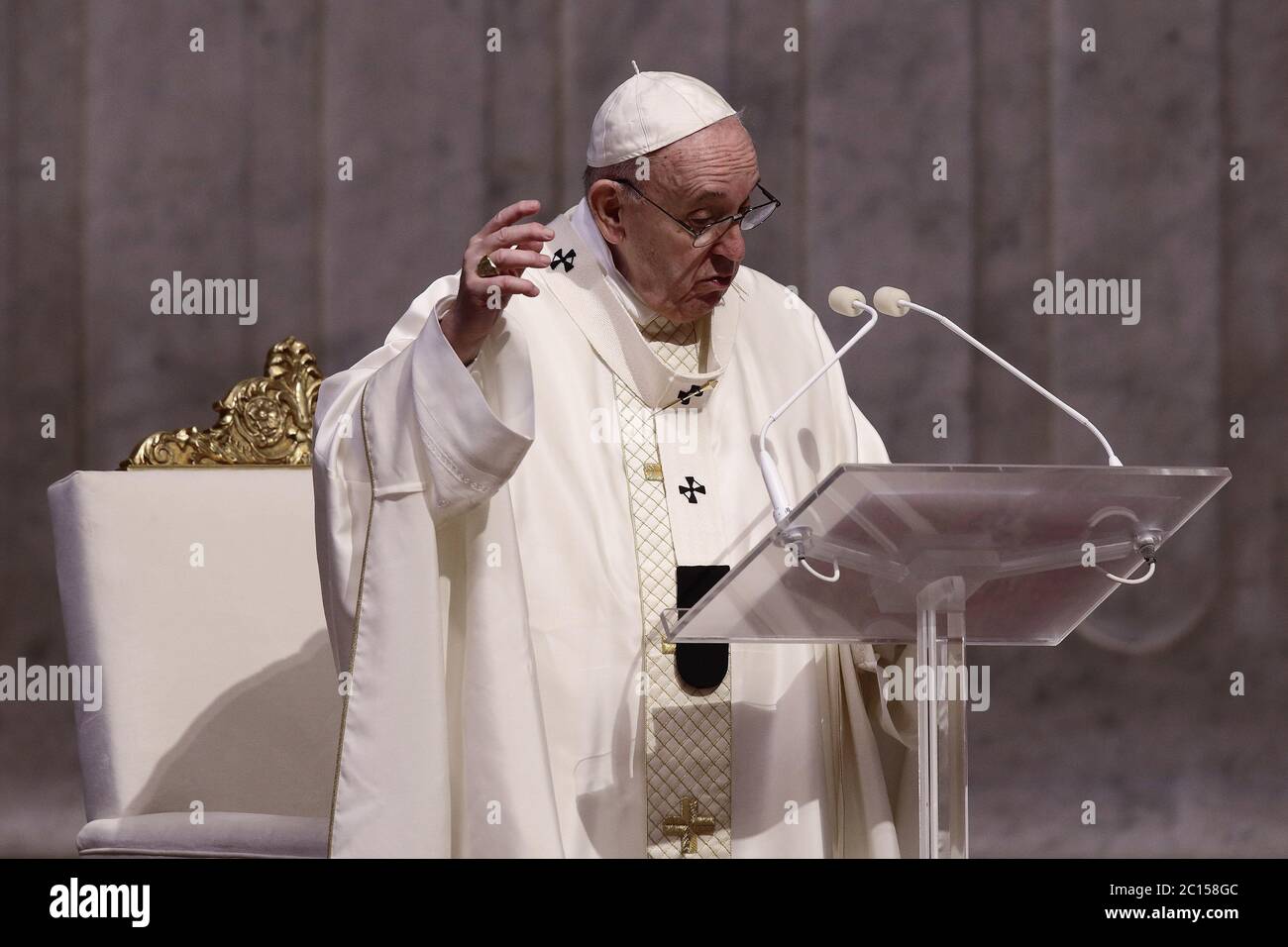 Vatican. June 14, 2020 - Vatican City (Holy See) - POPE FRANCIS ...