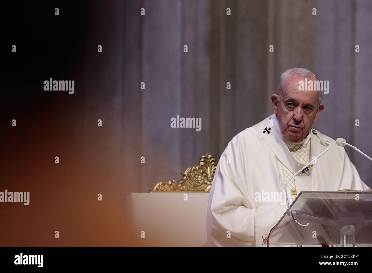 Vatican. June 14, 2020 - Vatican City (Holy See) - POPE FRANCIS ...