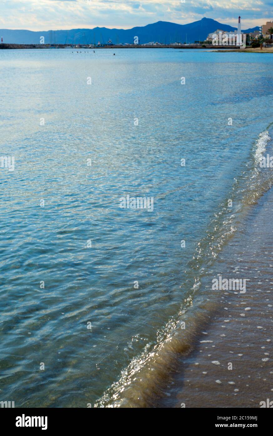 Mallorca Can Picafort beach in Spain Stock Photo - Alamy
