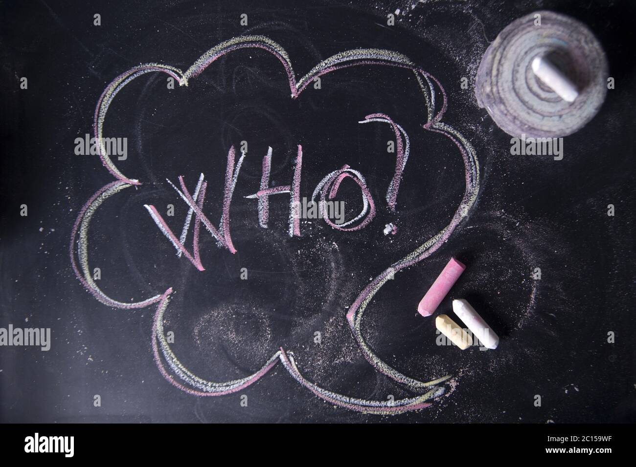 Question mark, who Stock Photo - Alamy