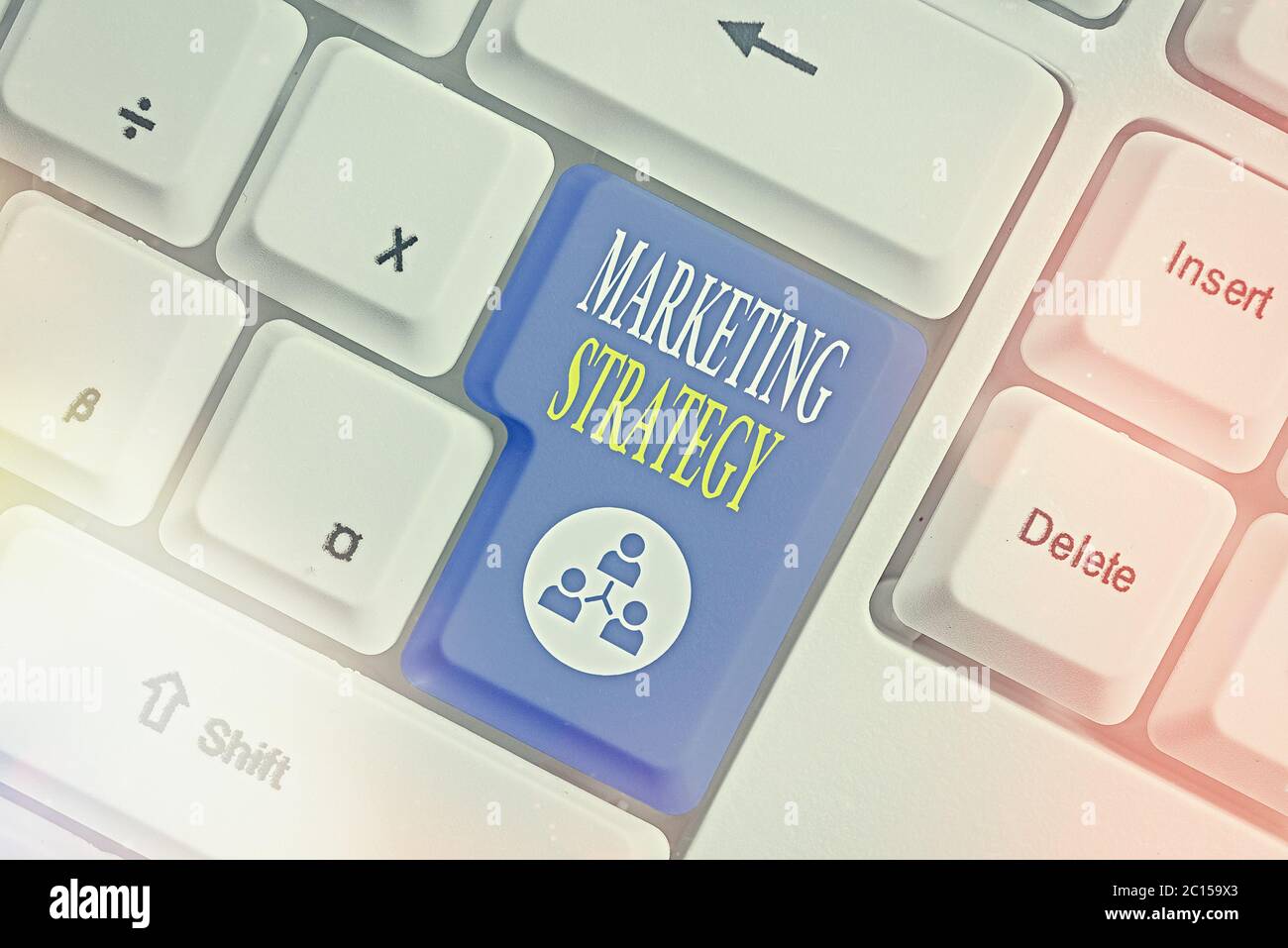 Word writing text Marketing Strategy. Business photo showcasing plan of ...