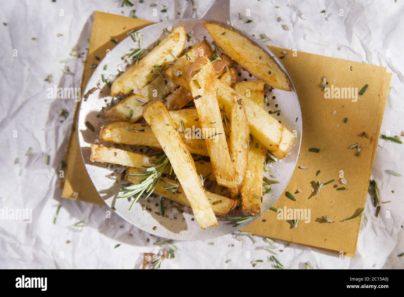 Plate of fries Stock Photo - Alamy
