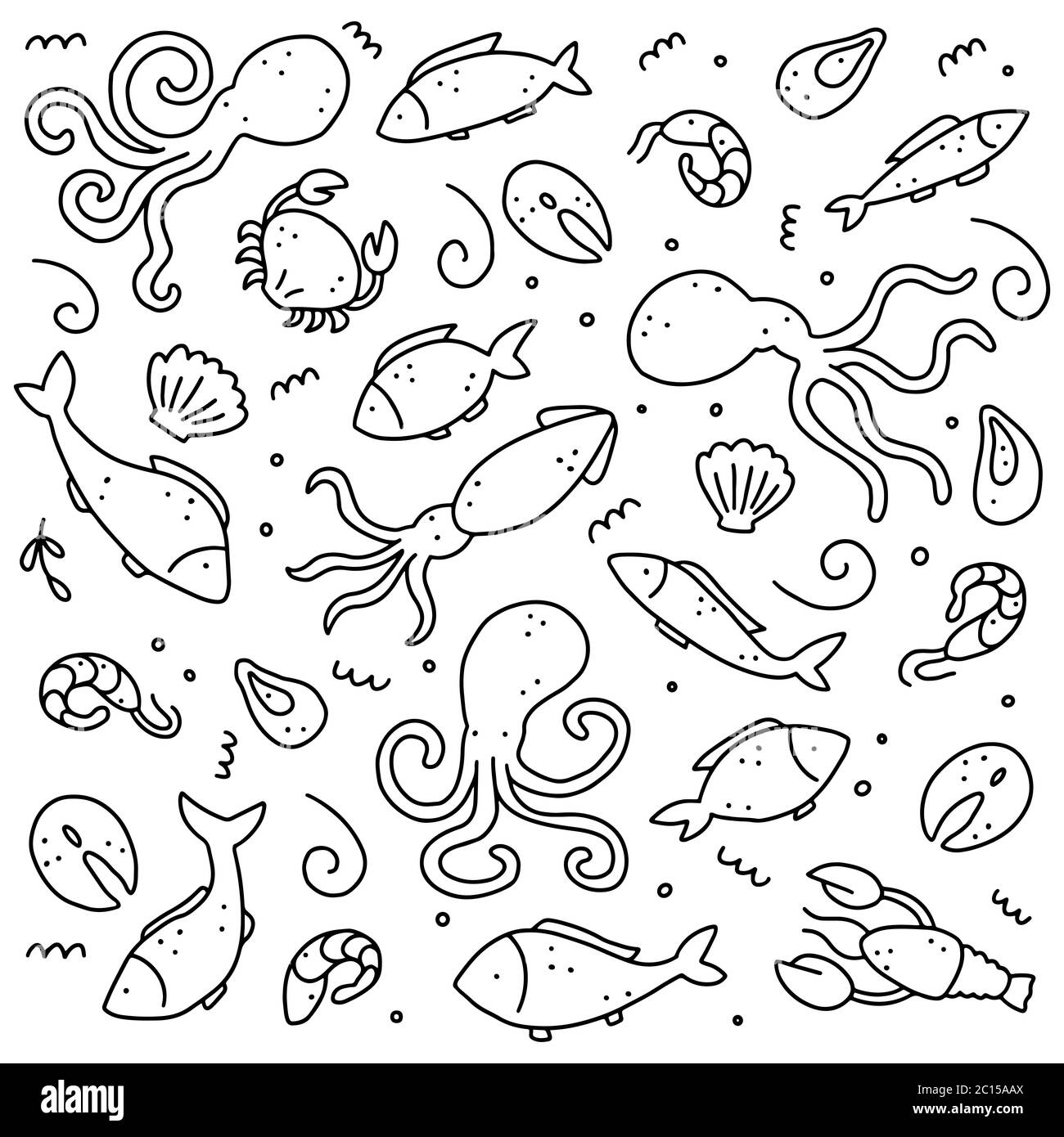 Oyster shellfish drawing hi-res stock photography and images - Alamy