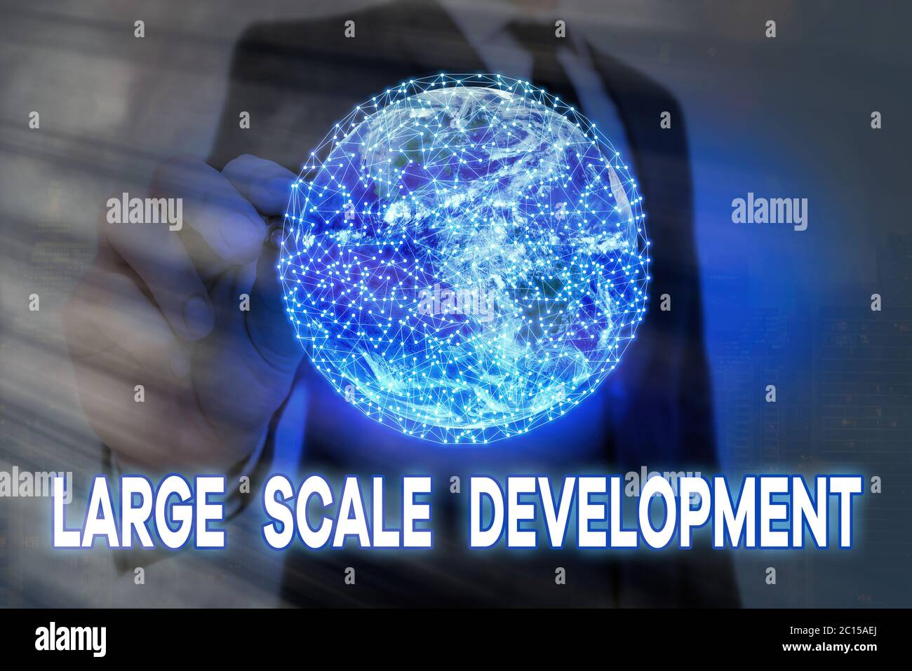 Handwriting text Large Scale Development. Conceptual photo very wide ...