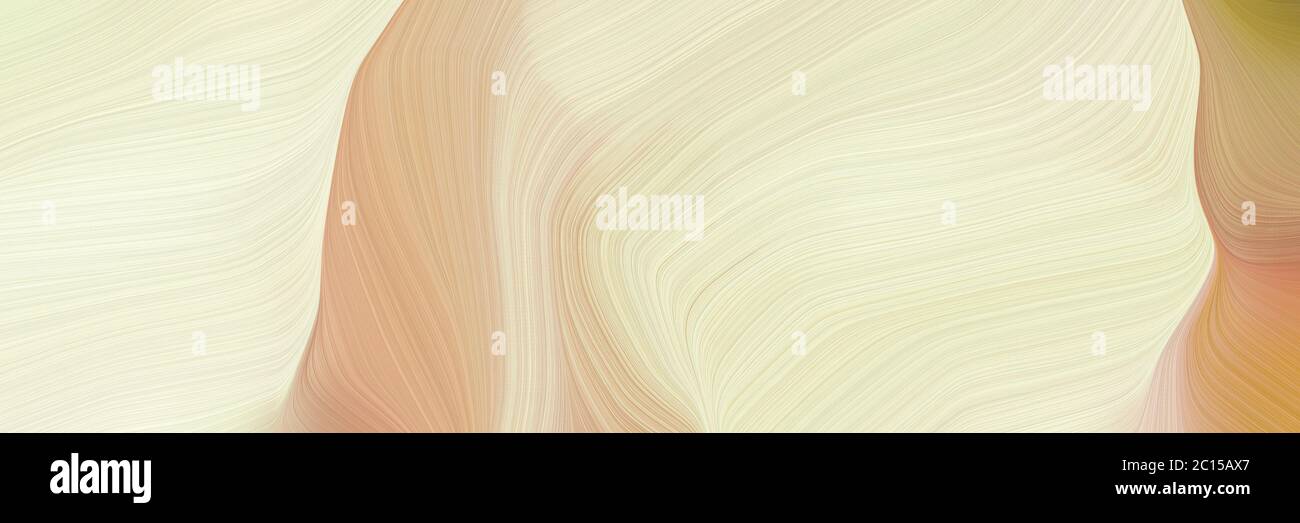 elegant graphic with waves. curvy background illustration with bisque ...