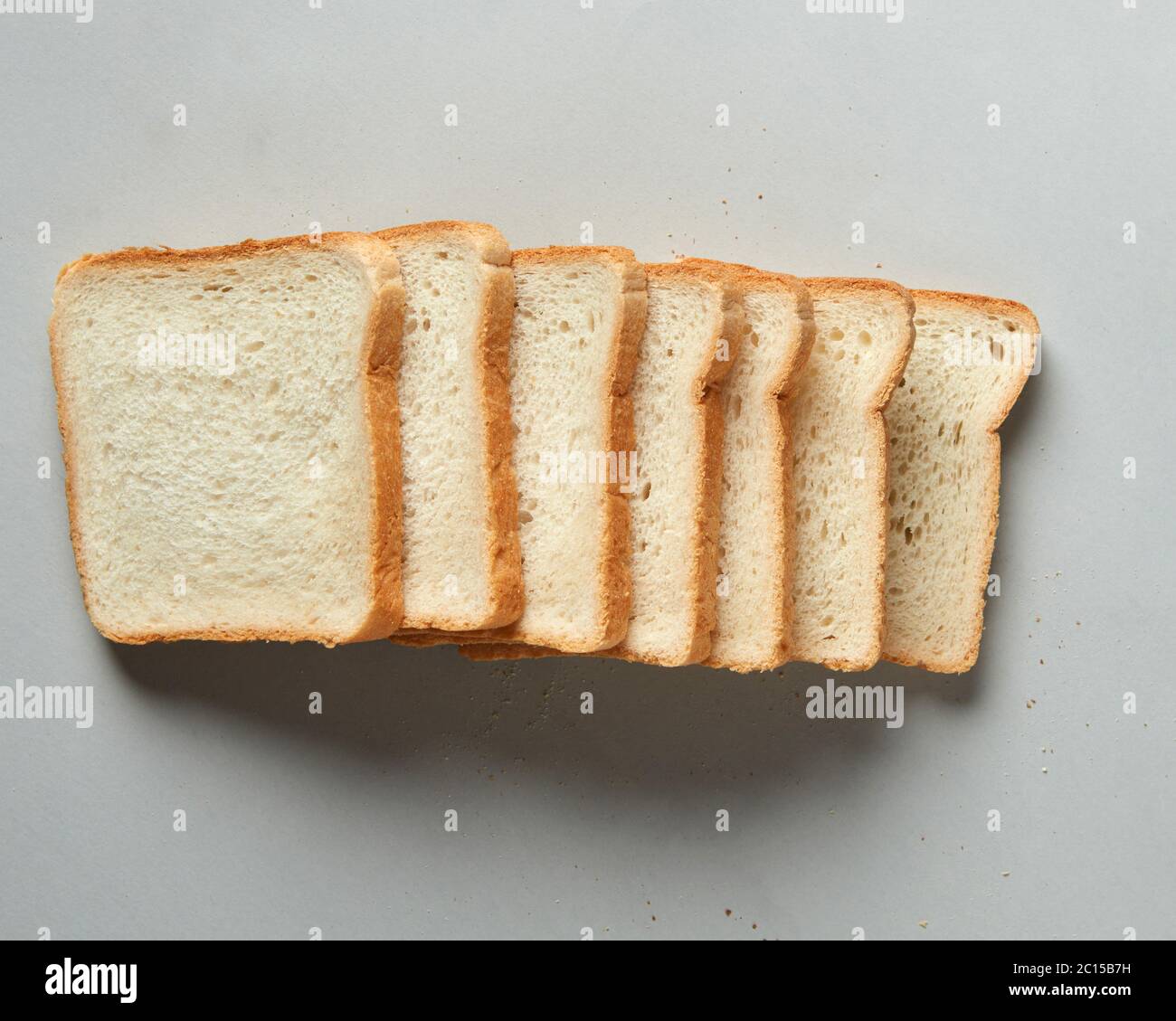 Top view fresh toasts hi-res stock photography and images - Alamy