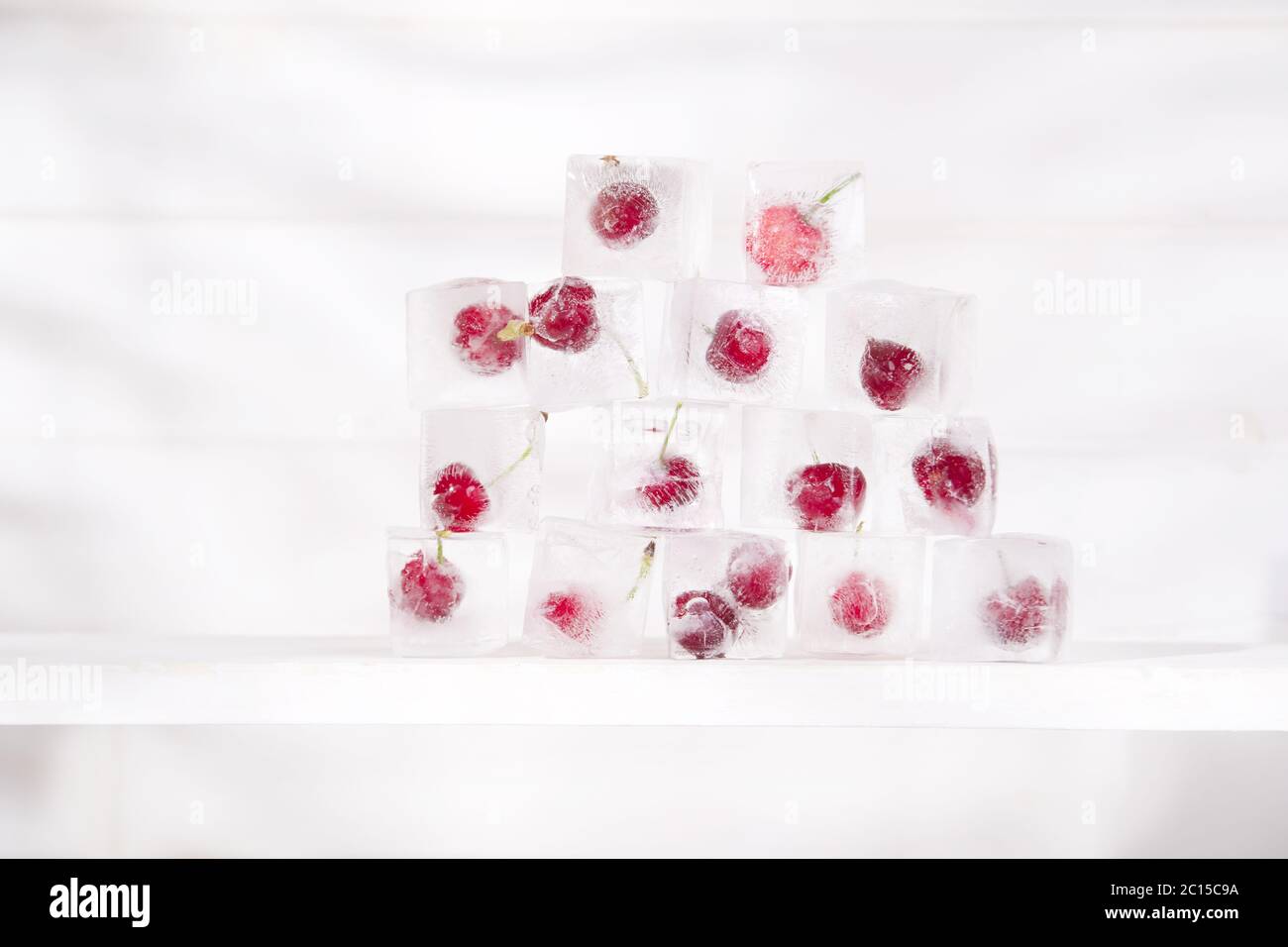 Transparent ice frozen cherry hi-res stock photography and images - Alamy