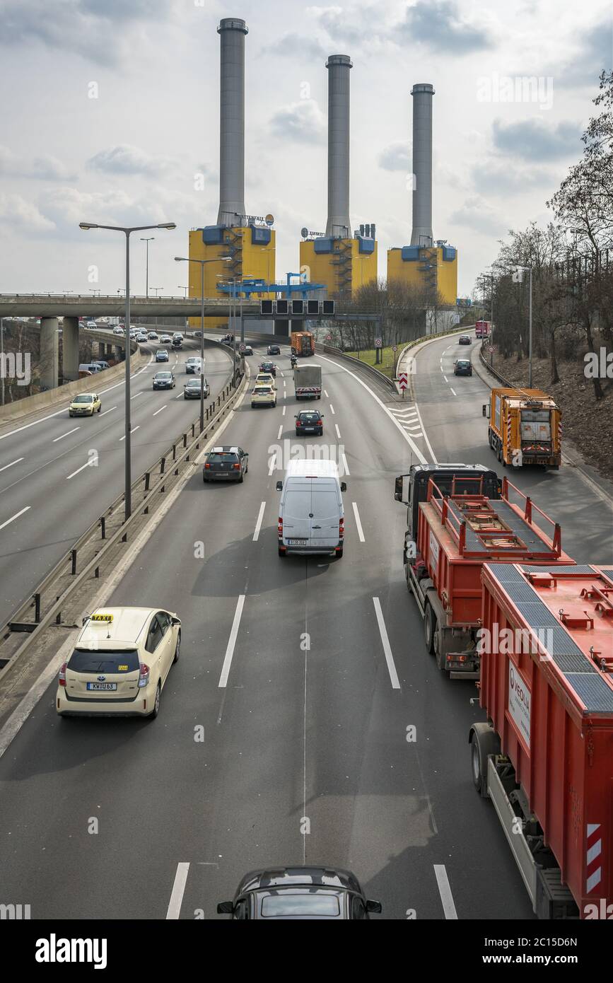 Berlin city motorway Stock Photo - Alamy