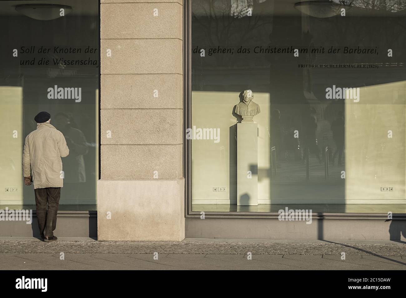 Curious about the shop window Stock Photo - Alamy