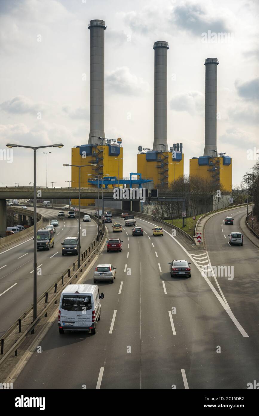 Berlin city motorway Stock Photo - Alamy