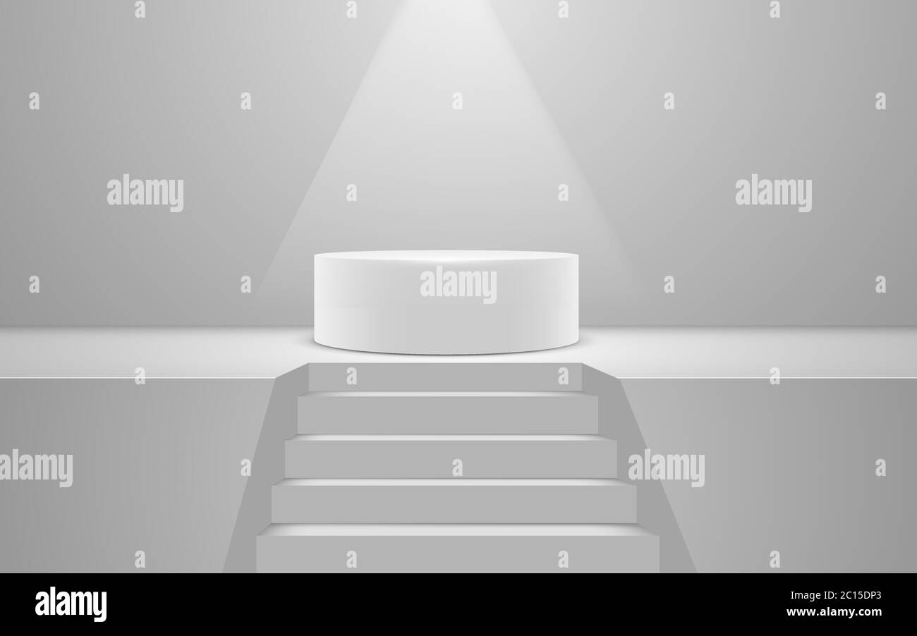 3d podium product presentation Black and White Stock Photos & Images ...