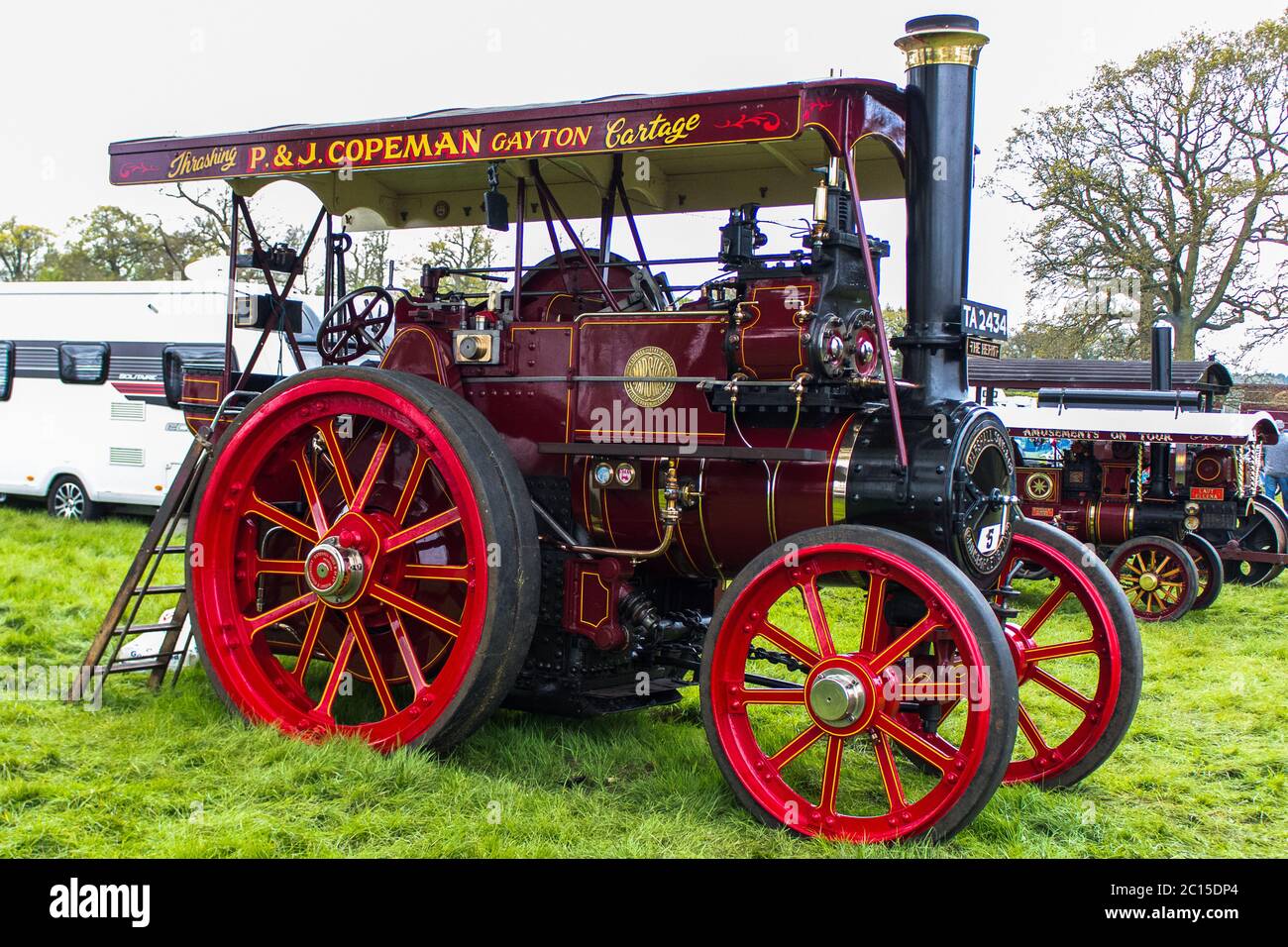 Lovely old traction engine still in brilliant condition Stock Photo - Alamy