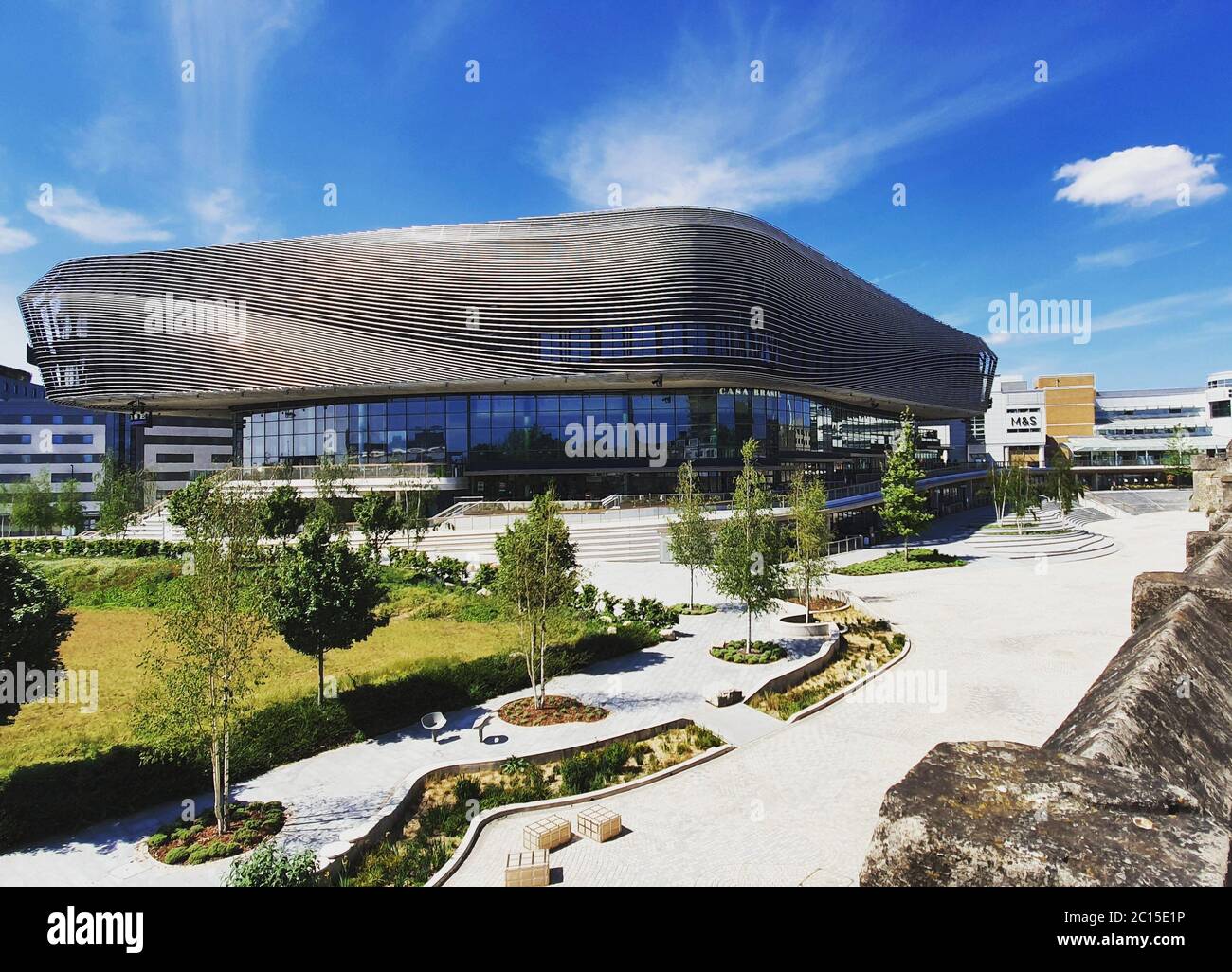 WestQuay & Southampton old walls Stock Photo - Alamy