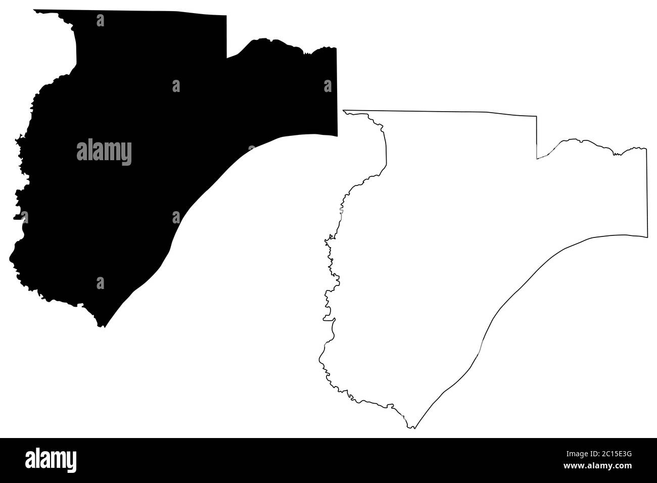 Pulaski County, Illinois (U.S. county, United States of America, USA, U ...