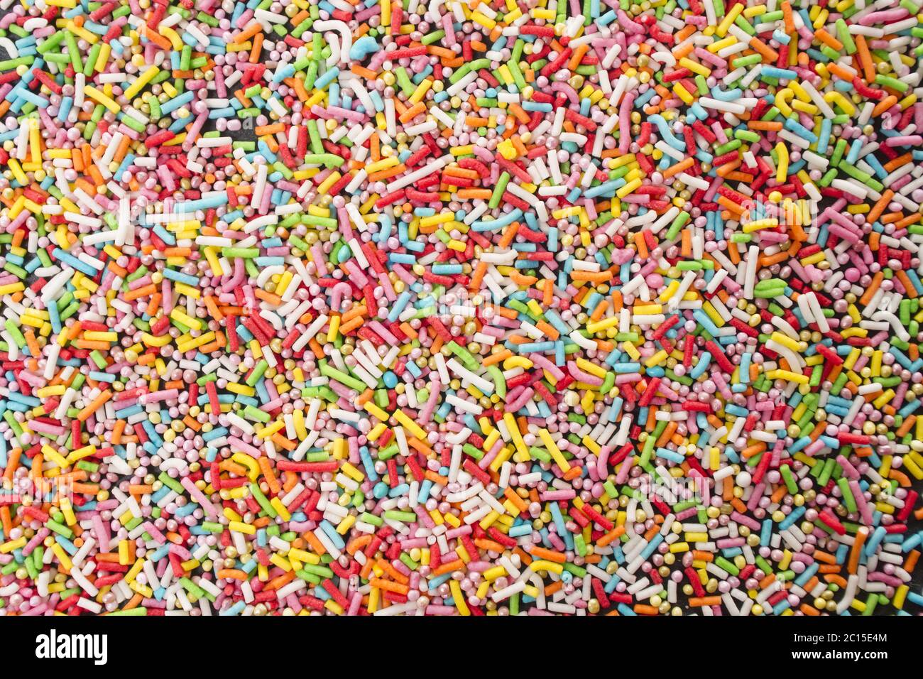Sugar Colored Balls Stock Photo - Alamy