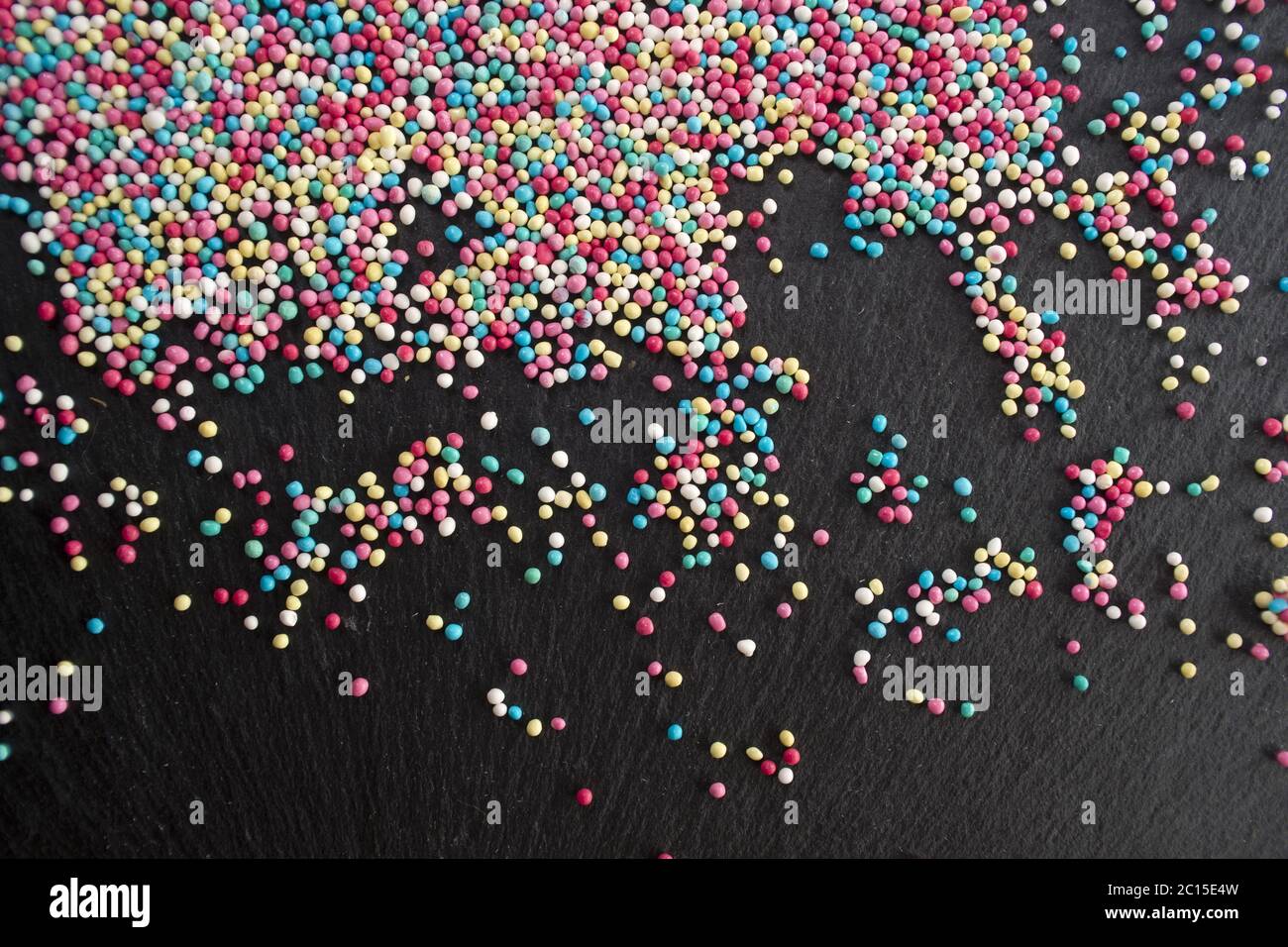 Sugar Colored Balls Stock Photo - Alamy