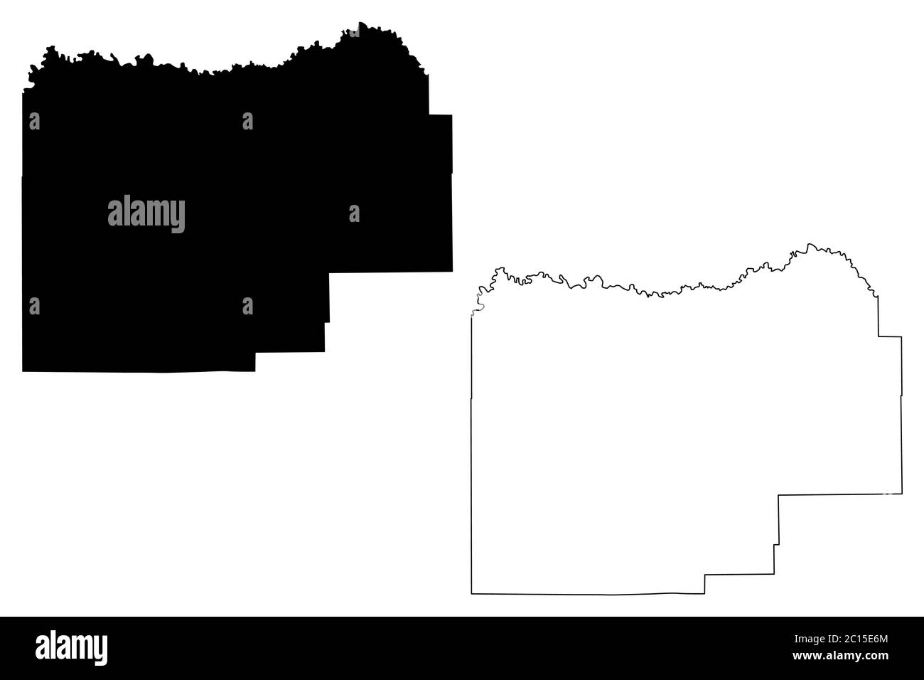 Map of menard Black and White Stock Photos & Images - Alamy