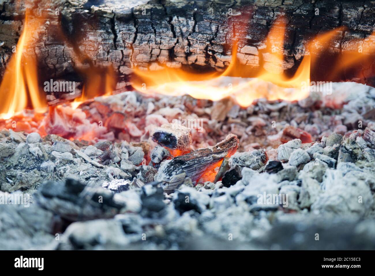 Wood burning phase Stock Photo - Alamy