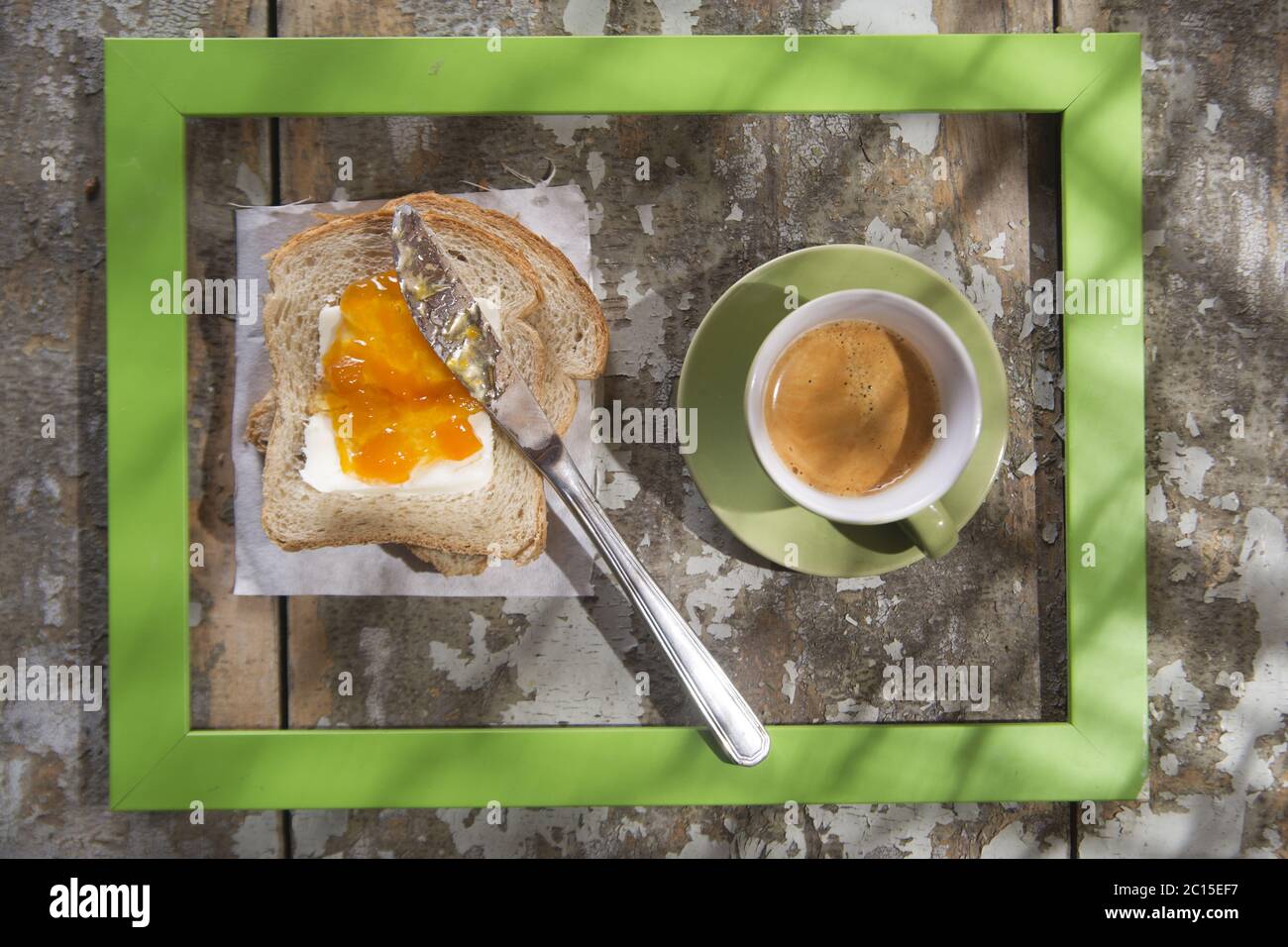 Frame breakfast food hi-res stock photography and images - Alamy