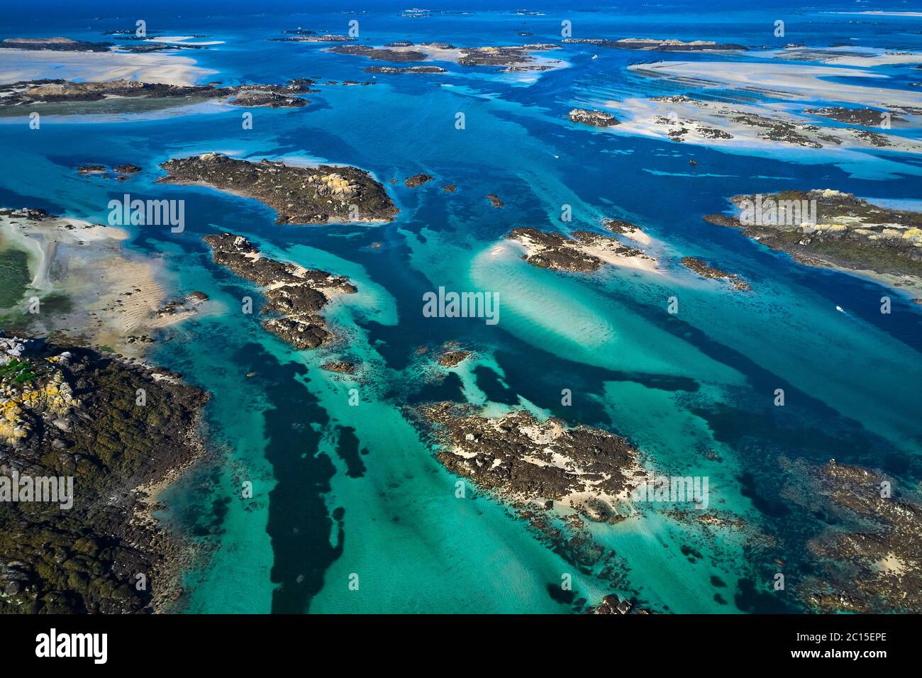Chausey island aerial view hi-res stock photography and images - Alamy