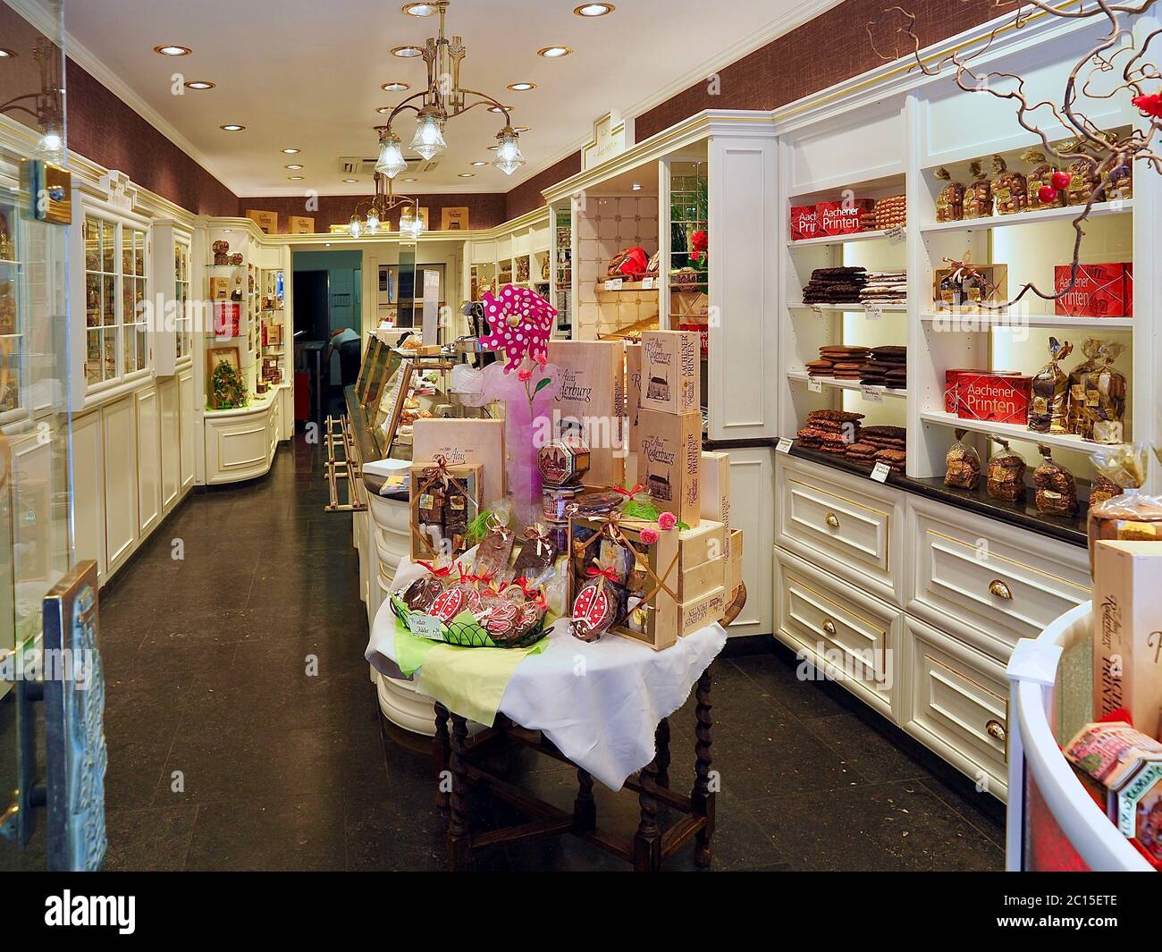 Gingerbread store in Aachen in Germany, famous sweets at christmas ...
