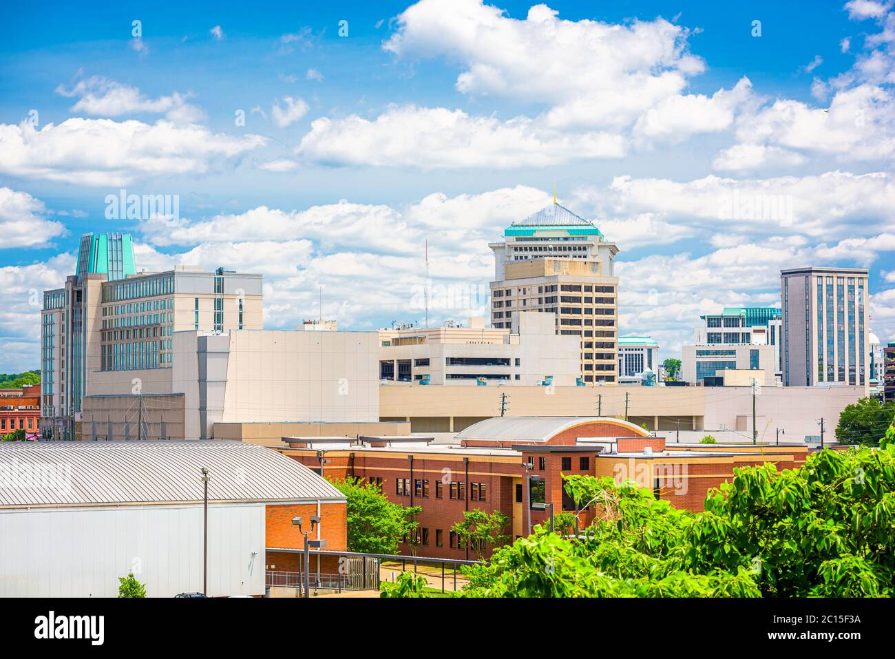 Montgomery, Alabama, USA downtown skyline in the afternoon Stock Photo ...