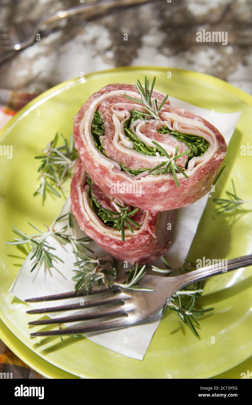 Ground meat roll hi-res stock photography and images - Alamy