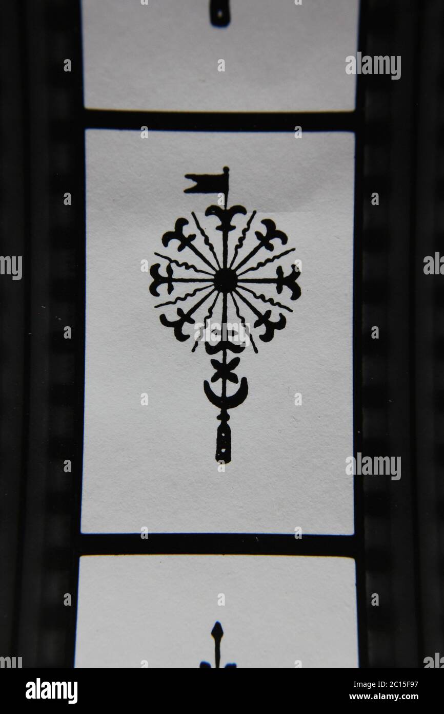 Fine 70s vintage black and white photography of the Christian cross ...
