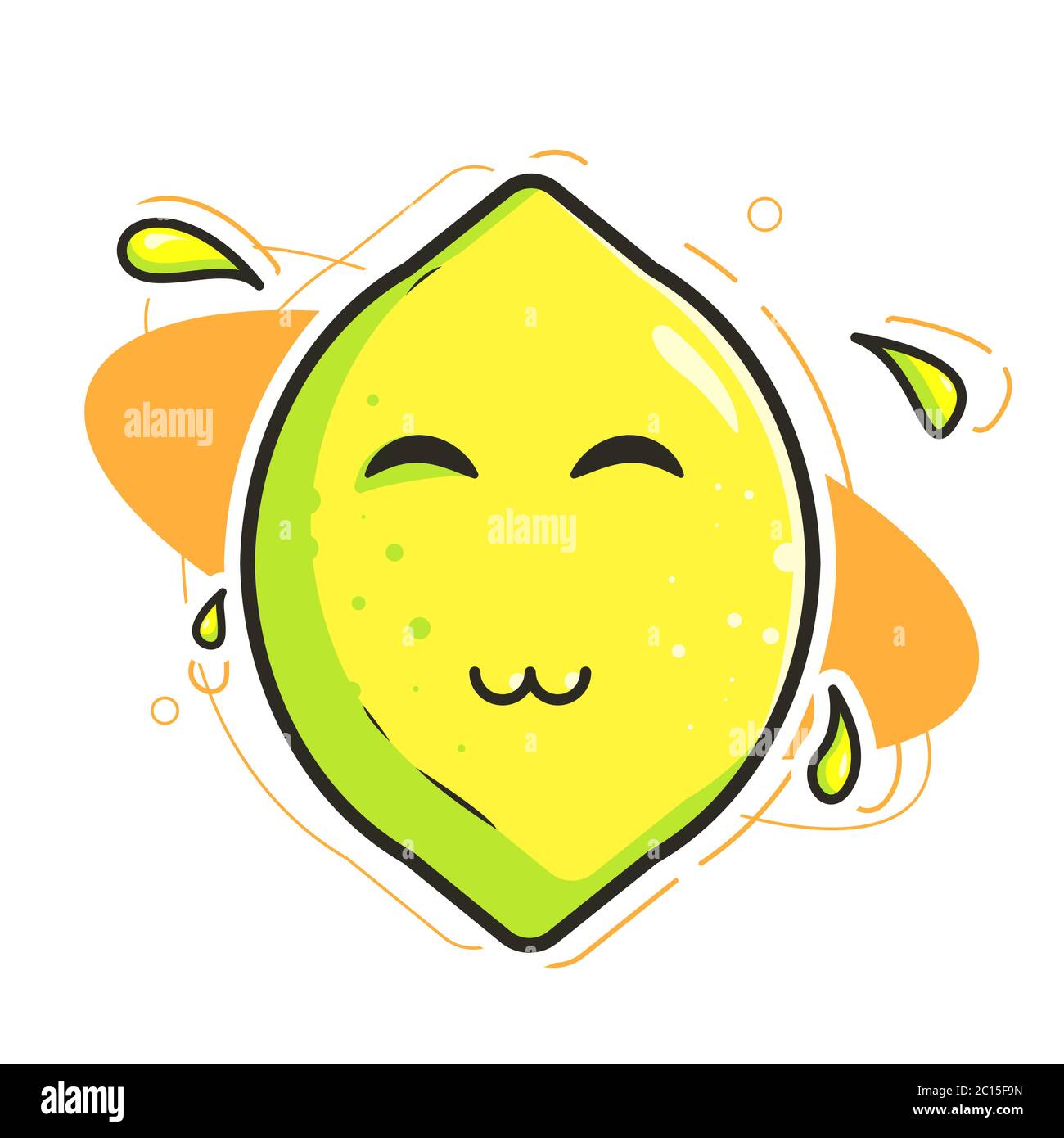 Lemon cartoon logo design vector template Stock Vector Image & Art - Alamy