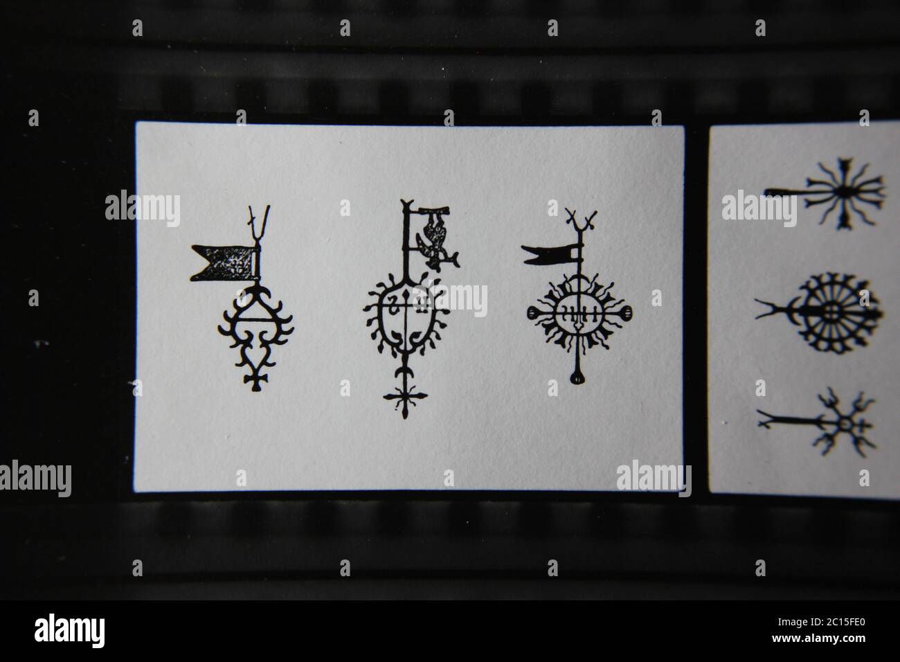 Fine 70s vintage black and white photography of the Christian cross ...