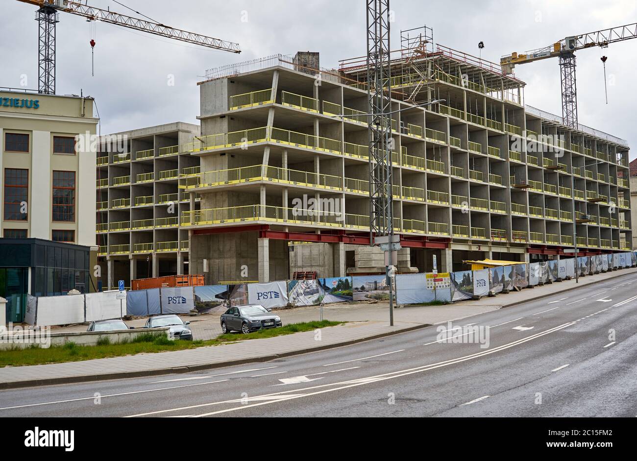New hotel building under construction Stock Photo - Alamy