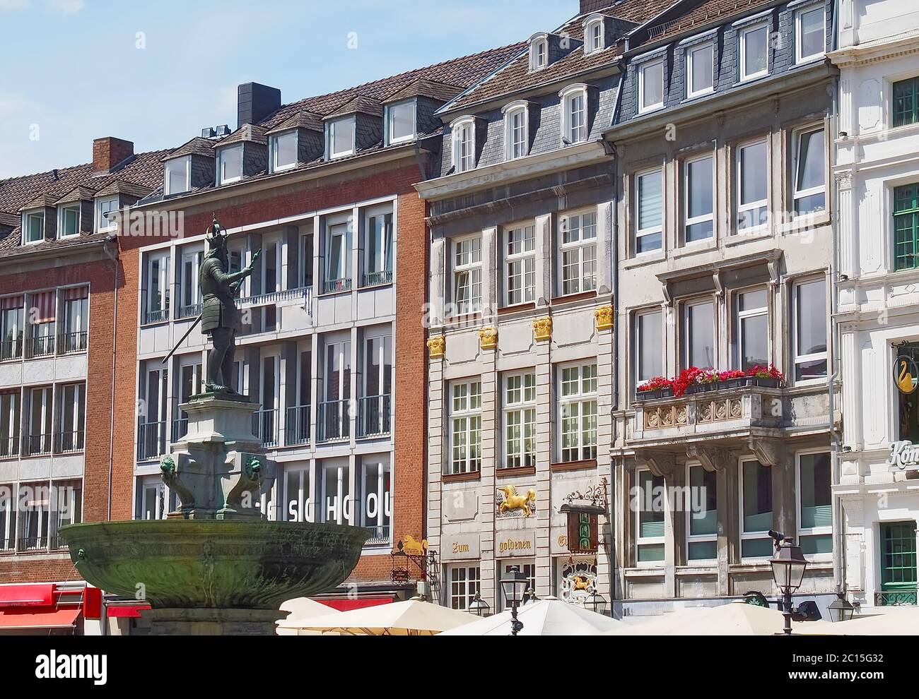 City market place of Aachen in Germany Stock Photo - Alamy