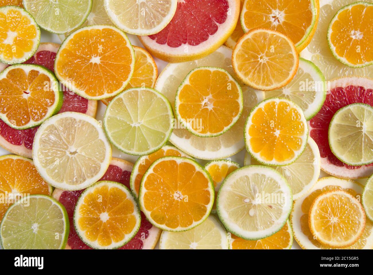 The colors of citrus fruits Stock Photo - Alamy